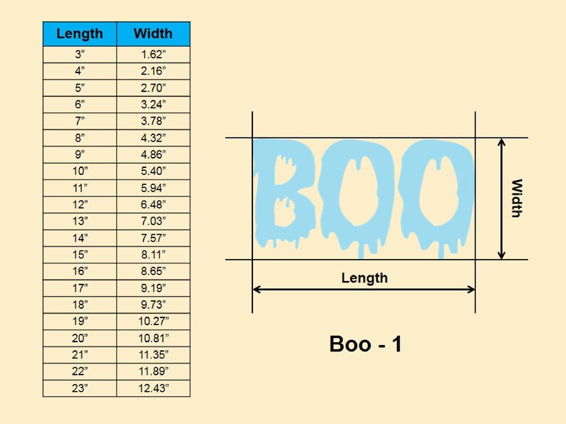 Halloween Scary BOO Word Multiple Sizes Laser Cut - Etsy