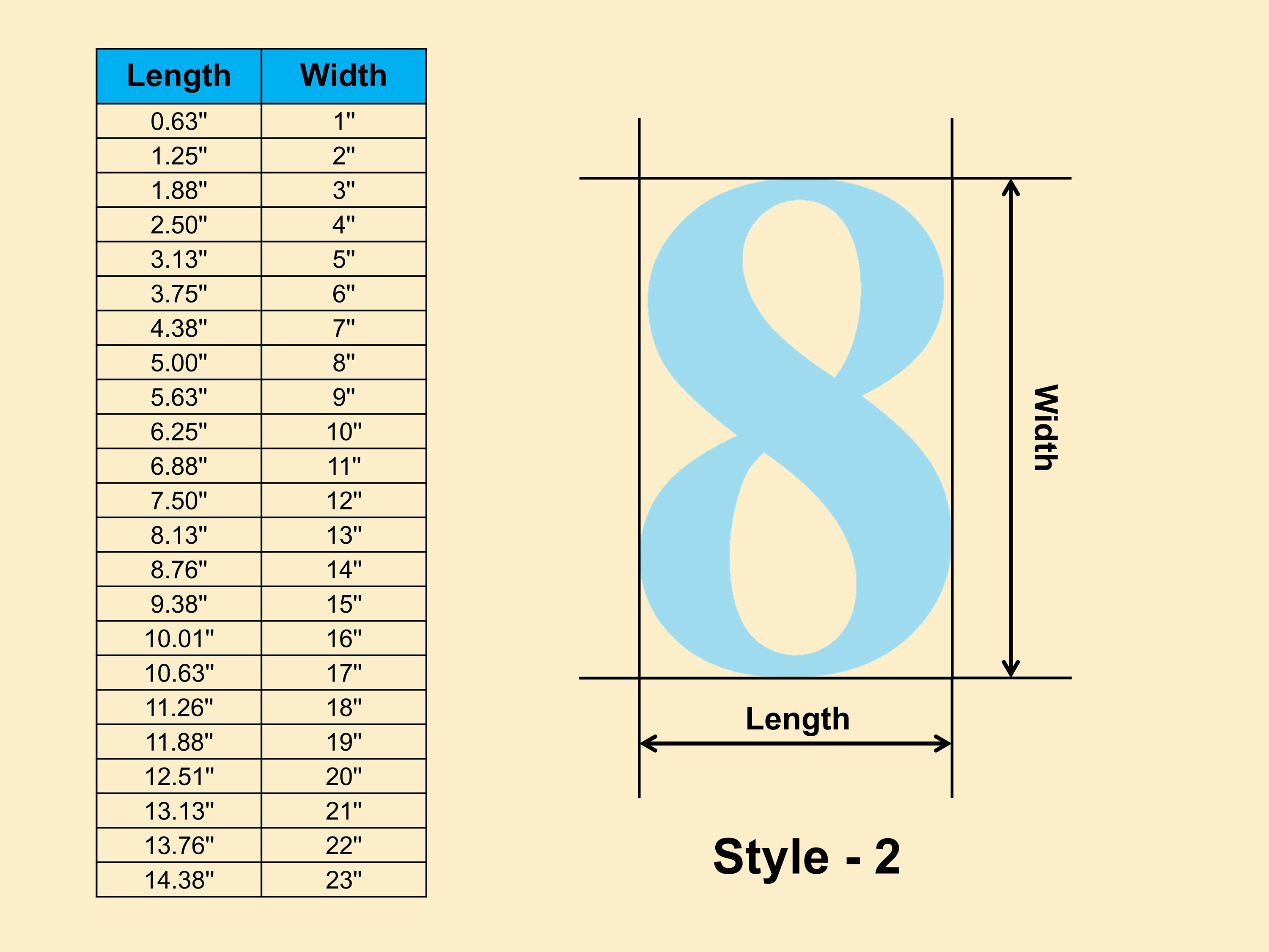 Number 8 Wooden Shape Multiple Sizes Laser Cut Unfinished - Etsy