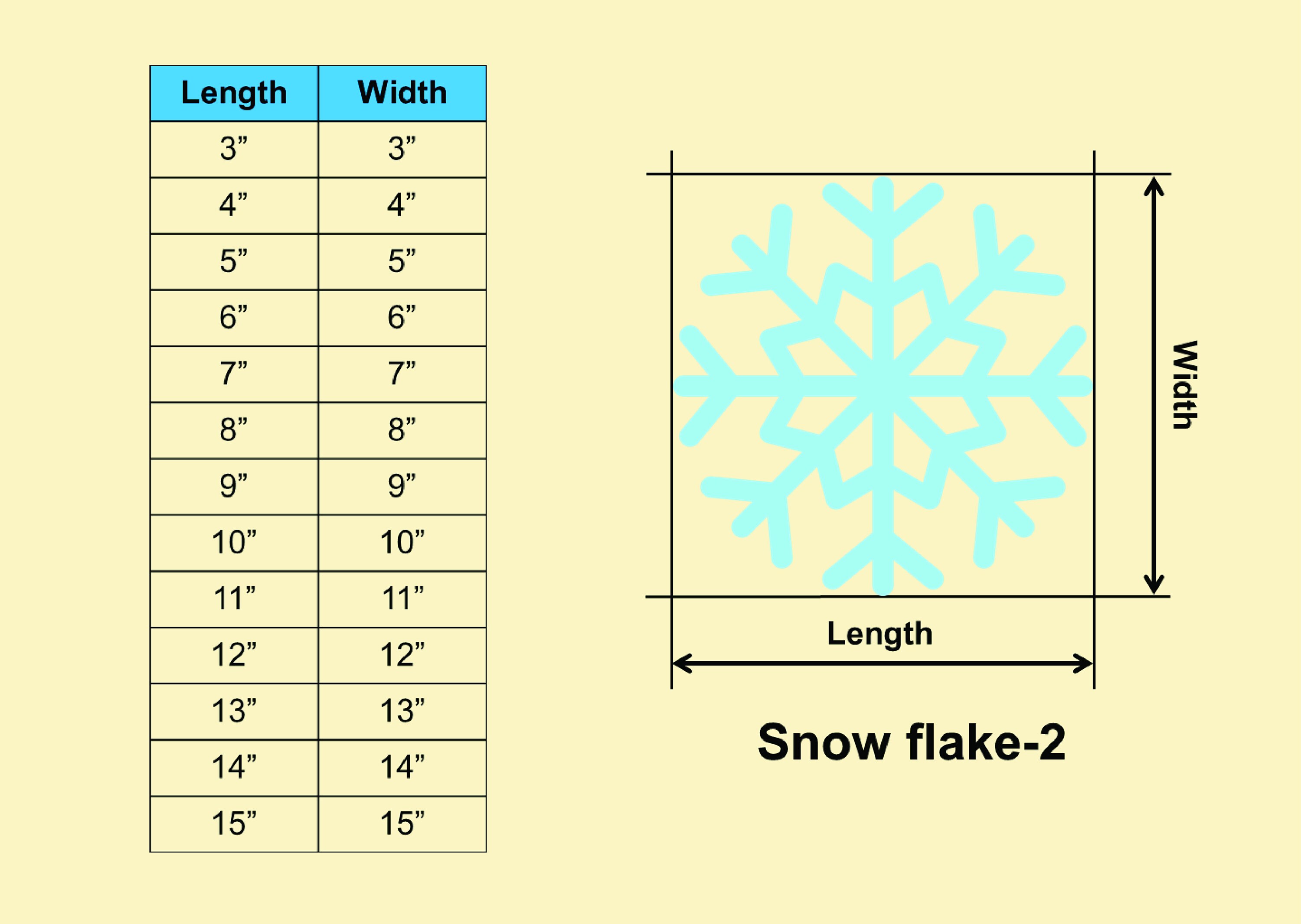 Snowflake Shape - Multiple Sizes - Laser Cut Unfinished Wood Cutout ...