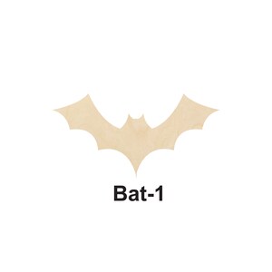 Bat Halloween Multiple Sizes Laser Cut Unfinished Wood | Etsy