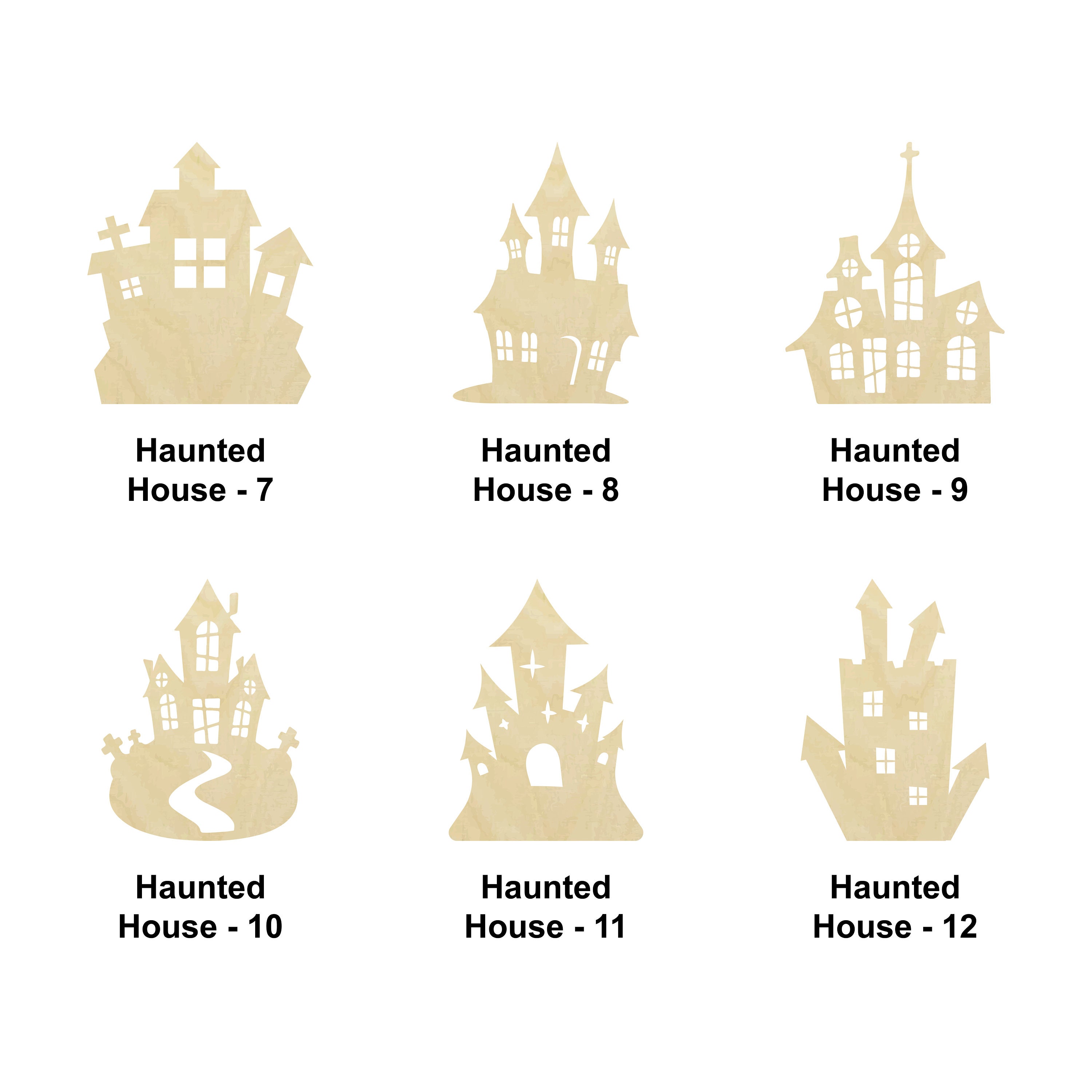 Haunted House Shapes