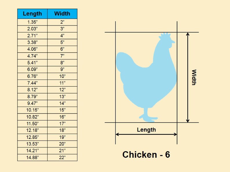 Chicken Animal Shape - Multiple Sizes- Laser Cut Unfinished Wood Cutout ...
