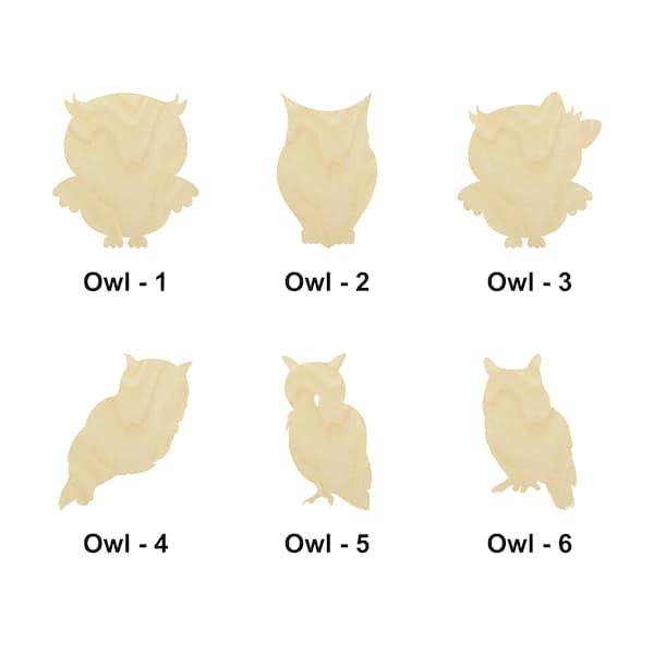 Owl Cutout - Etsy
