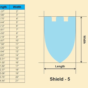 Shield Soldier or Knight Shape - Multiple Sizes - Laser Cut Unfinished ...