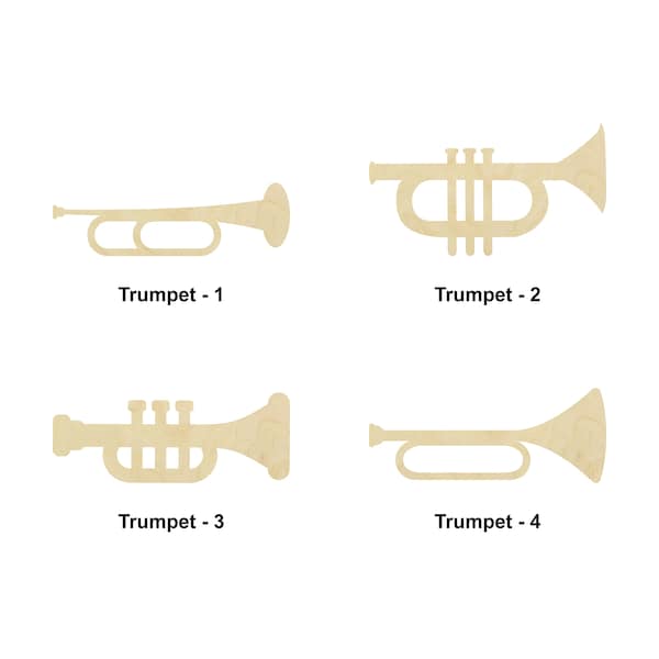 Music Wood Shapes - Etsy