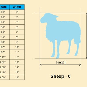 Sheep Farm Animal- Multiple Sizes - Laser Cut Unfinished Wood Cutout ...