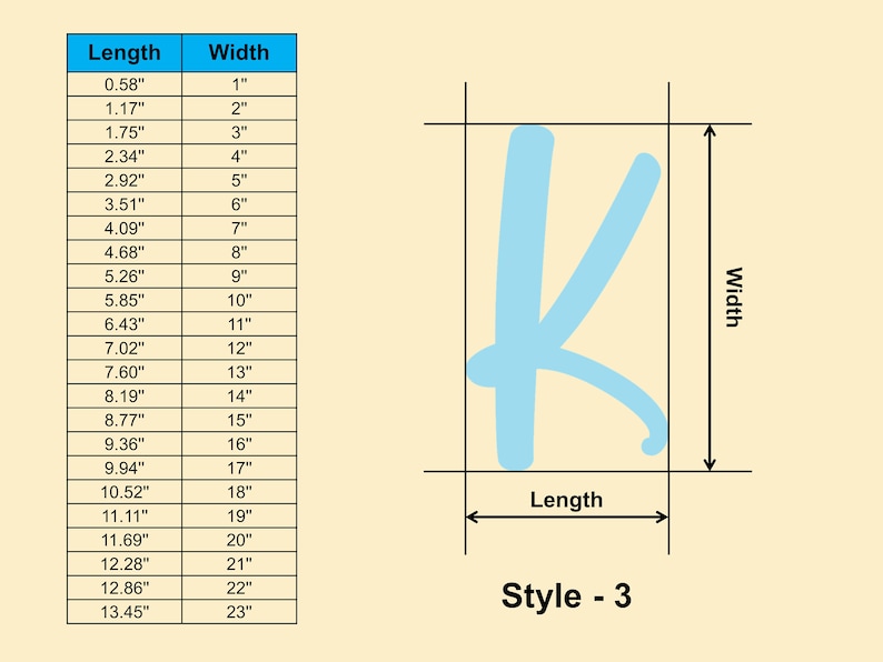 Script Block Letter K Wooden Shape Multiple Sizes Laser Cut - Etsy