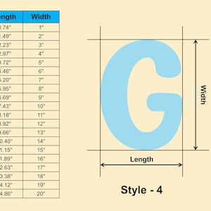 Block Letter G Wooden Shape - Multiple Sizes- Laser Cut Unfinished Wood ...