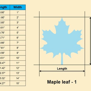 Maple Leaf Shape - Multiple Sizes - Laser Cut Unfinished Wood Cutout ...