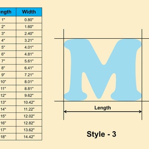 Block Letter M Wooden Shape - Multiple Sizes- Laser Cut Unfinished Wood ...