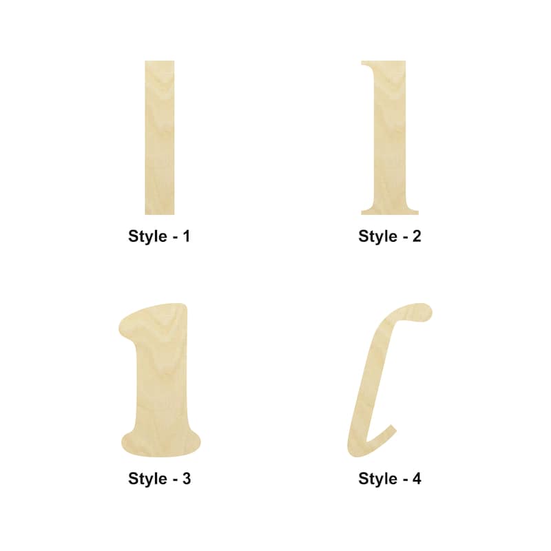 Wooden Letter L - Etsy