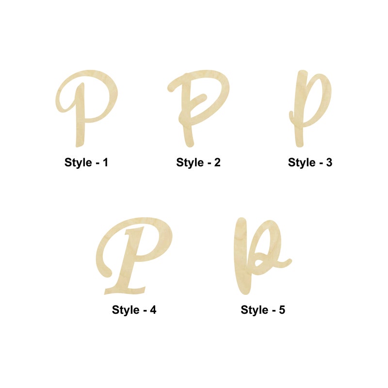 Wooden Letter P - Etsy