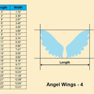 Christmas Angel Wings Shape - Multiple Sizes - Laser Cut Unfinished ...