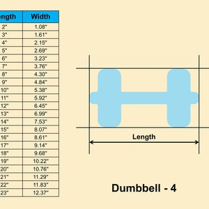 Dumbbell Wooden Shape - Multiple Sizes- Laser Cut Unfinished Wood ...