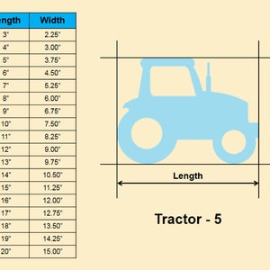 Tractor Vehicle Shape - Multiple Sizes - Laser Cut Unfinished Wood ...