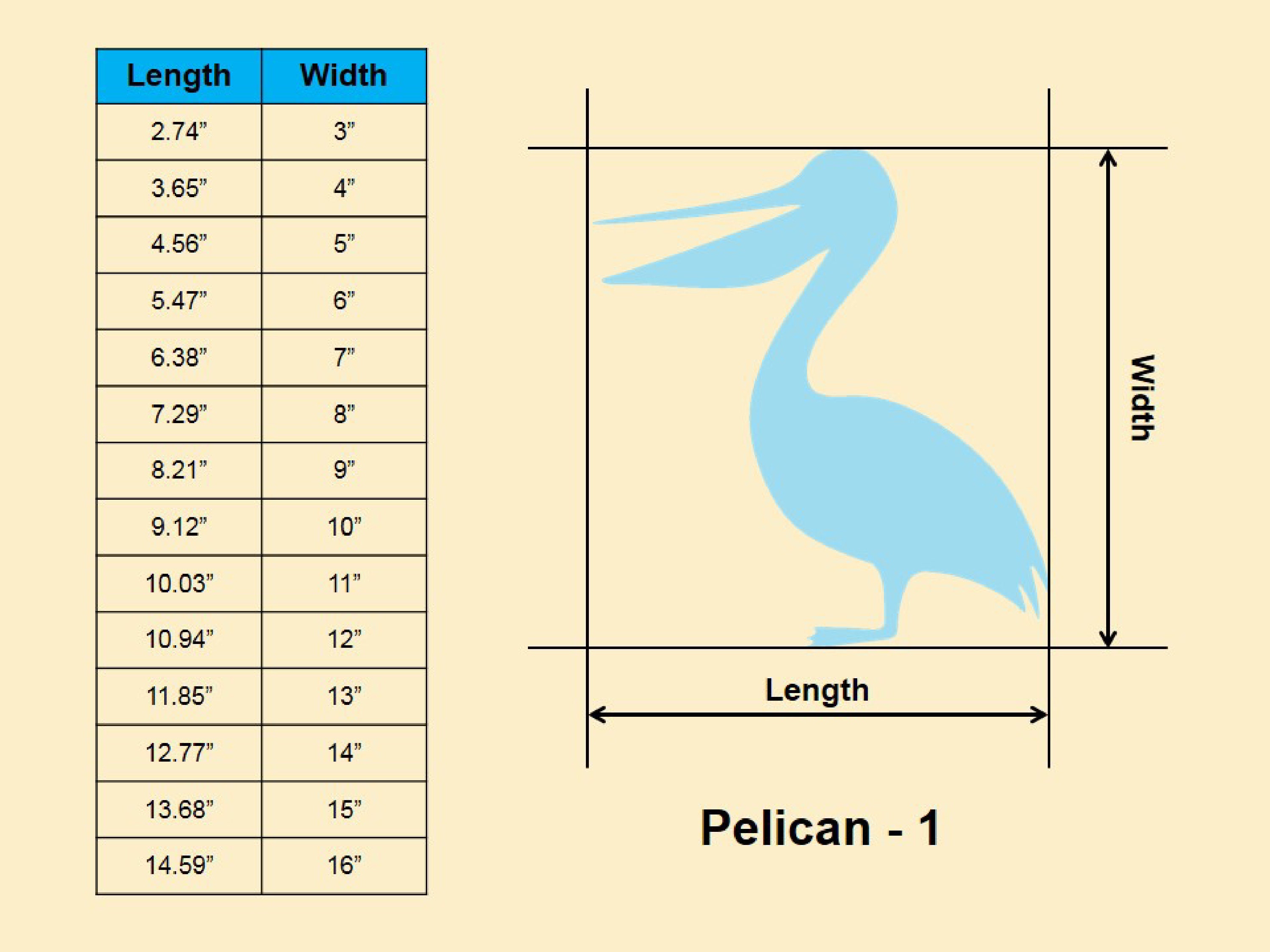 Pelican Bird Multiple Sizes Laser Cut Unfinished Wood - Etsy