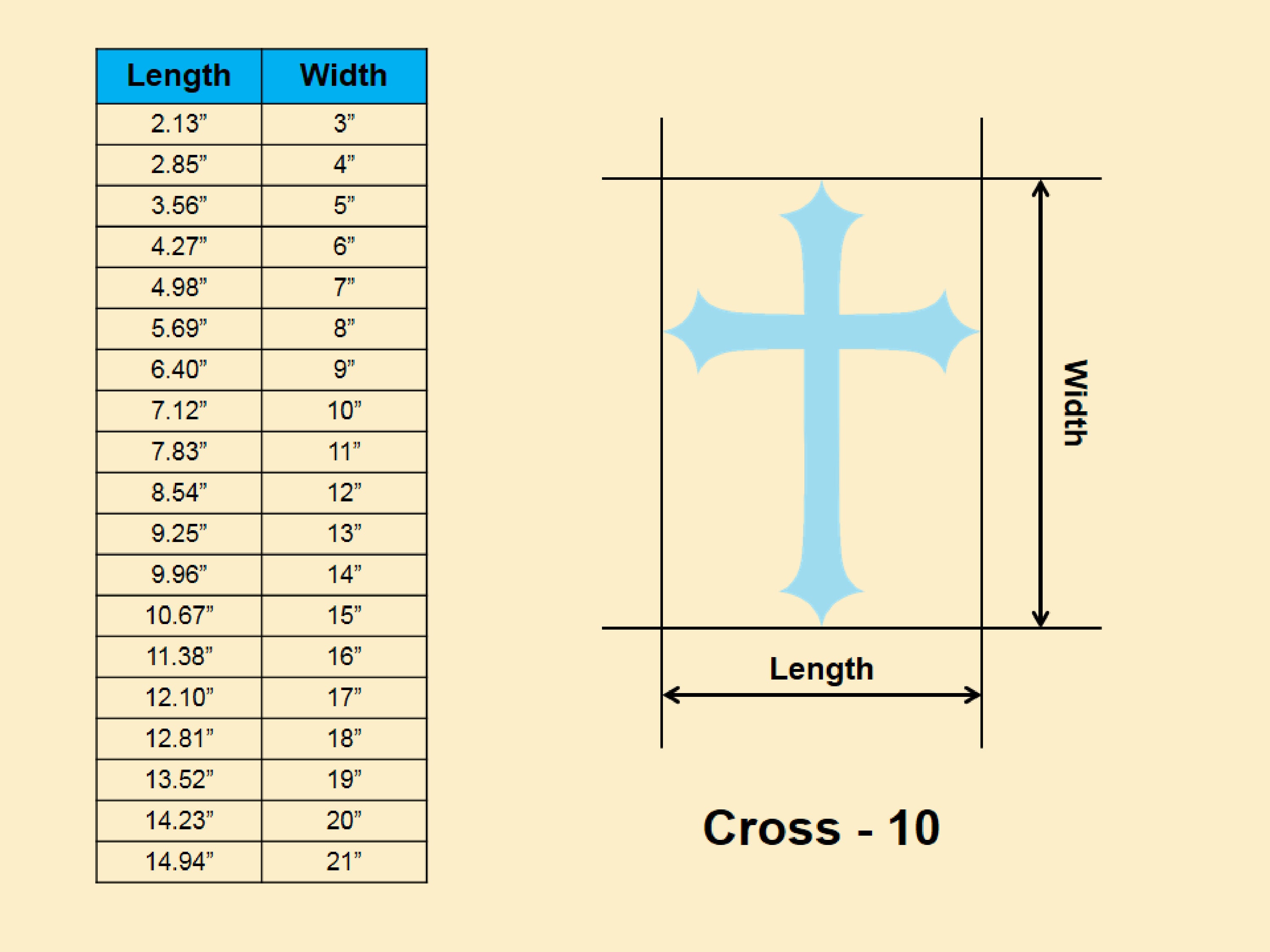 Easter Cross Shape-2 - Multiple Sizes - Laser Cut Unfinished Wood ...