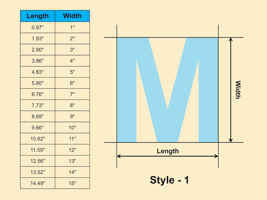 Block Letter M Wooden Shape - Multiple Sizes- Laser Cut Unfinished Wood ...