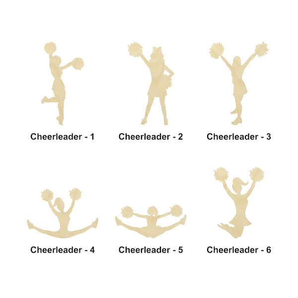 Cheerleader Cutout - Etsy