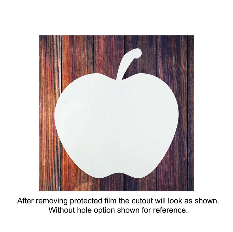 Apple-3 Acrylic Blanks and Acrylic Cutouts for Key Chains, Backpack Bag ...