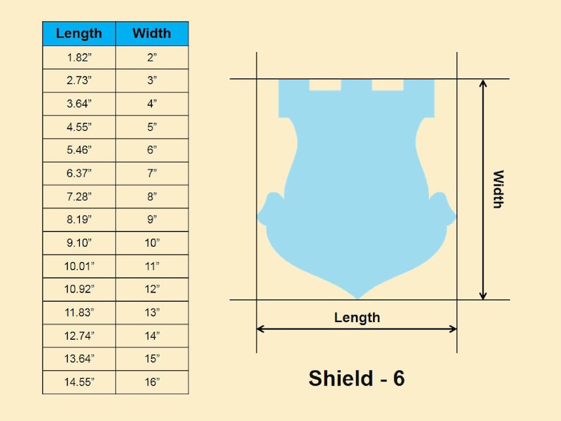 Shield Soldier or Knight Shape - Multiple Sizes - Laser Cut Unfinished ...