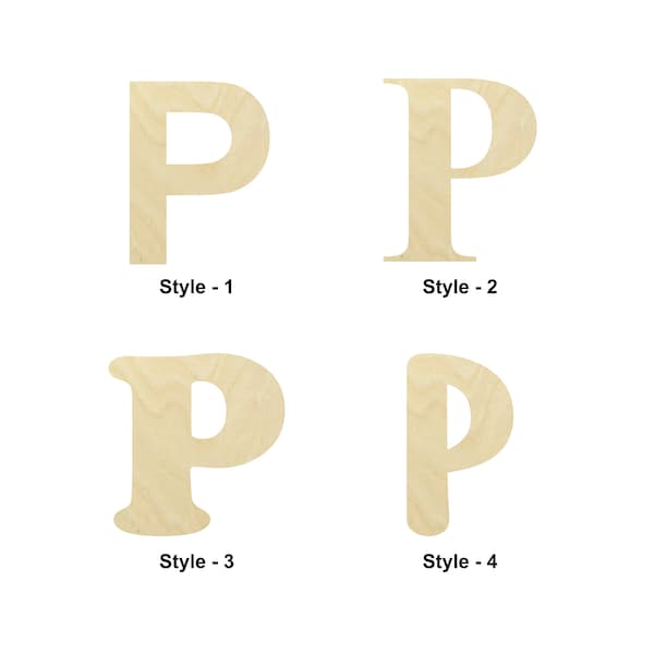 Wooden Letter P - Etsy