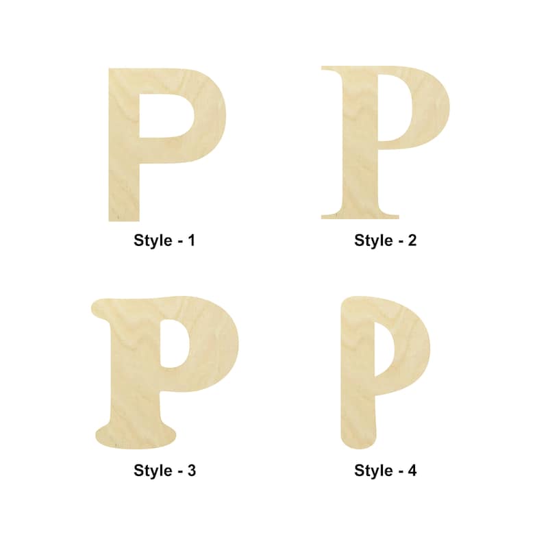 Wooden Letter P - Etsy