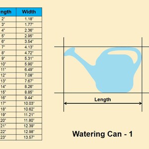 Watering Can Shape - Multiple Sizes - Laser Cut Unfinished Wood Cutout ...