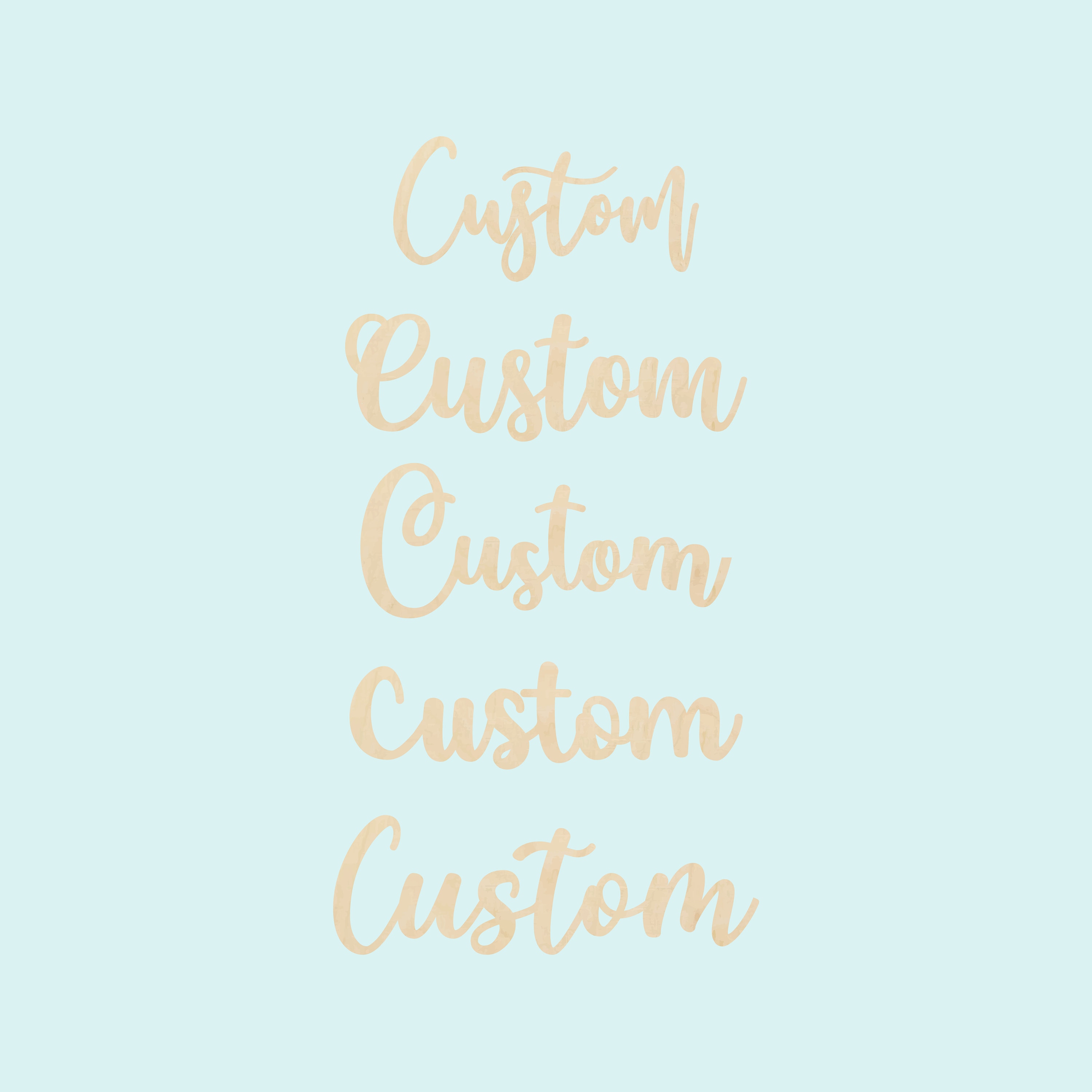 Wall Décor Wooden Name Signs Wooden letters Personalized Wood Design ...