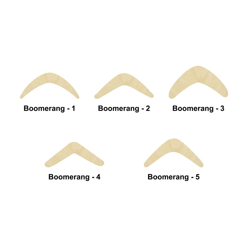 Boomerang Shape - Etsy