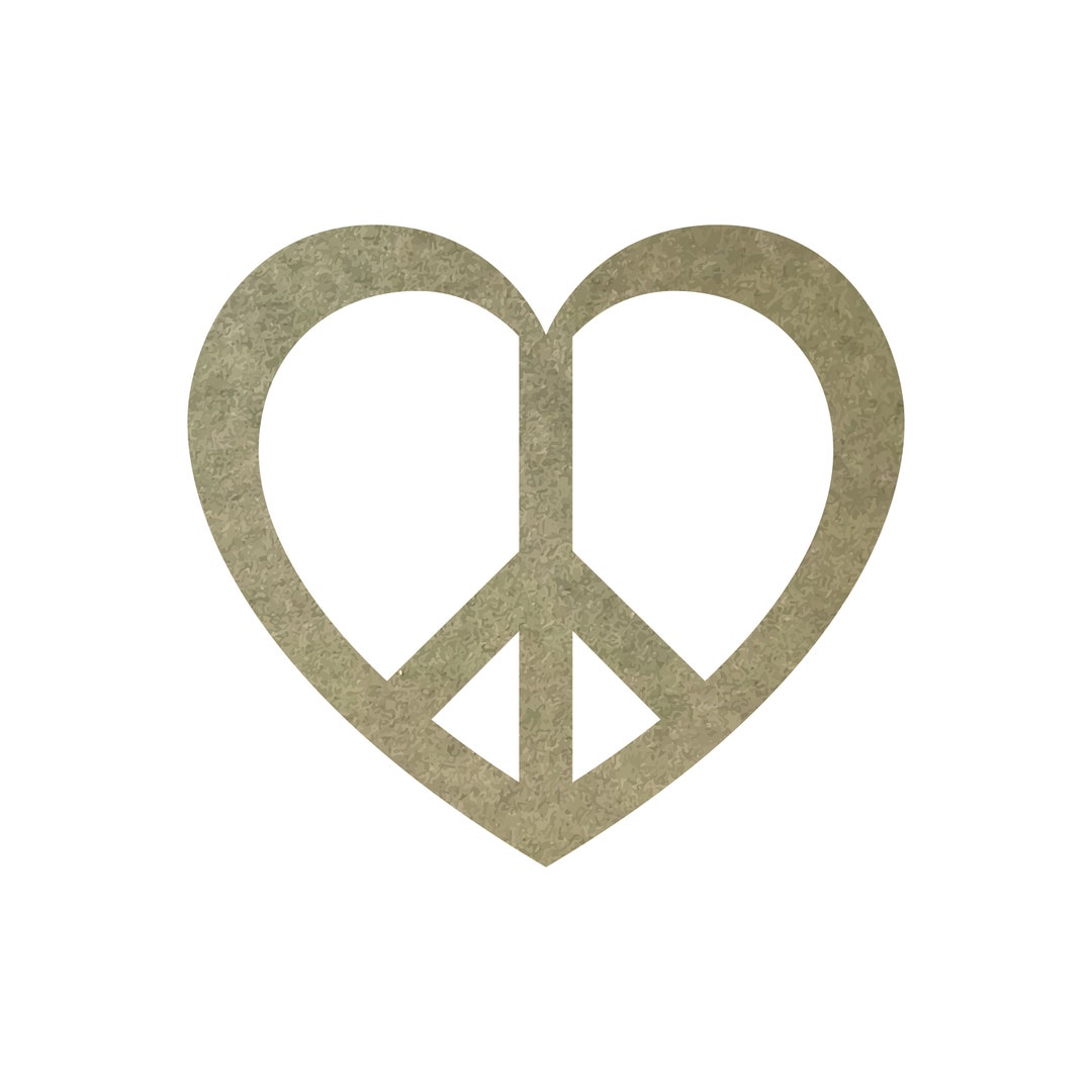 Peace Sign-2 Acrylic Blanks and Acrylic Cutouts for Key Chains ...