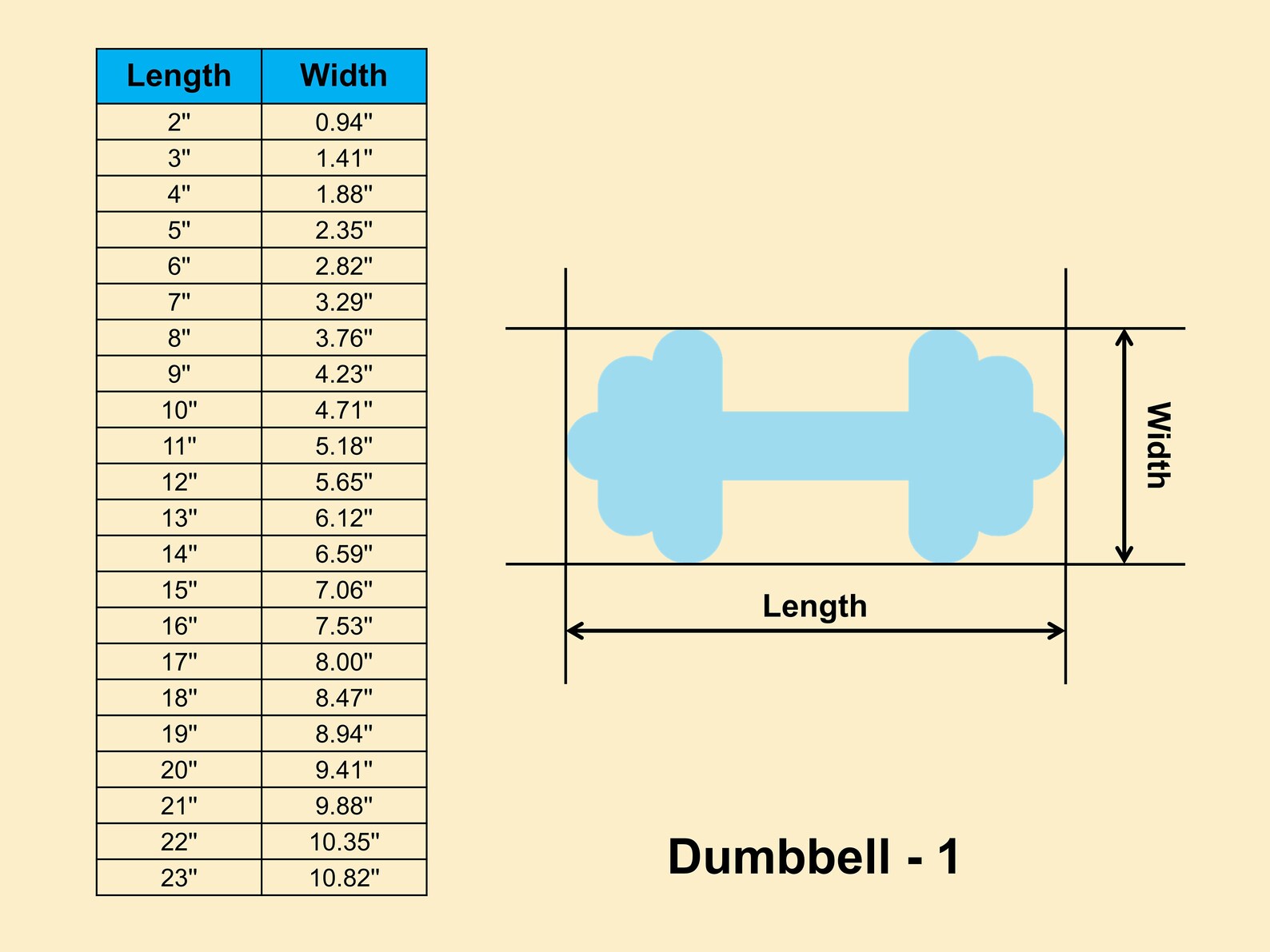 Dumbbell Wooden Shape - Multiple Sizes- Laser Cut Unfinished Wood ...