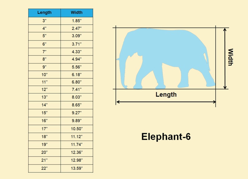 Elephant-safari Animal- Multiple Sizes - Laser Cut Unfinished Wood ...