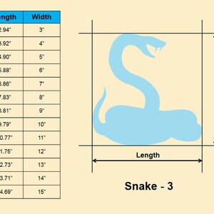 Snake Animal- Multiple Sizes - Laser Cut Unfinished Wood Cutout Shapes ...