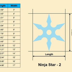 Ninja Star Shape - Multiple Sizes - Laser Cut Unfinished Wood Cutout ...