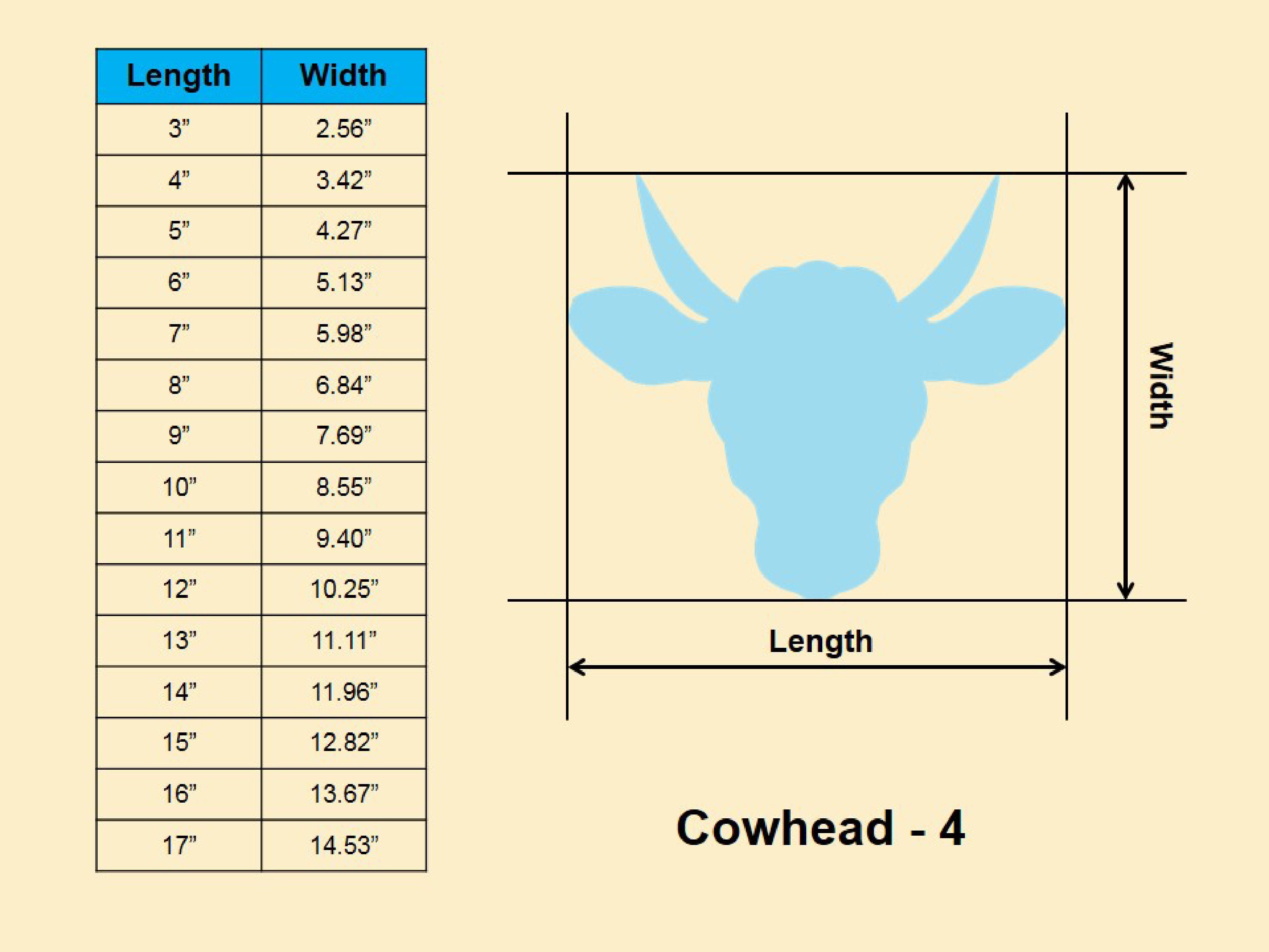 Cowhead Animal Multiple Sizes Laser Cut Unfinished Wood - Etsy