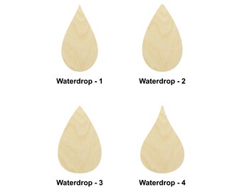 ALL SIZES BULK 12pc to 100pc Unfinished Wood Laser Cutout - Etsy