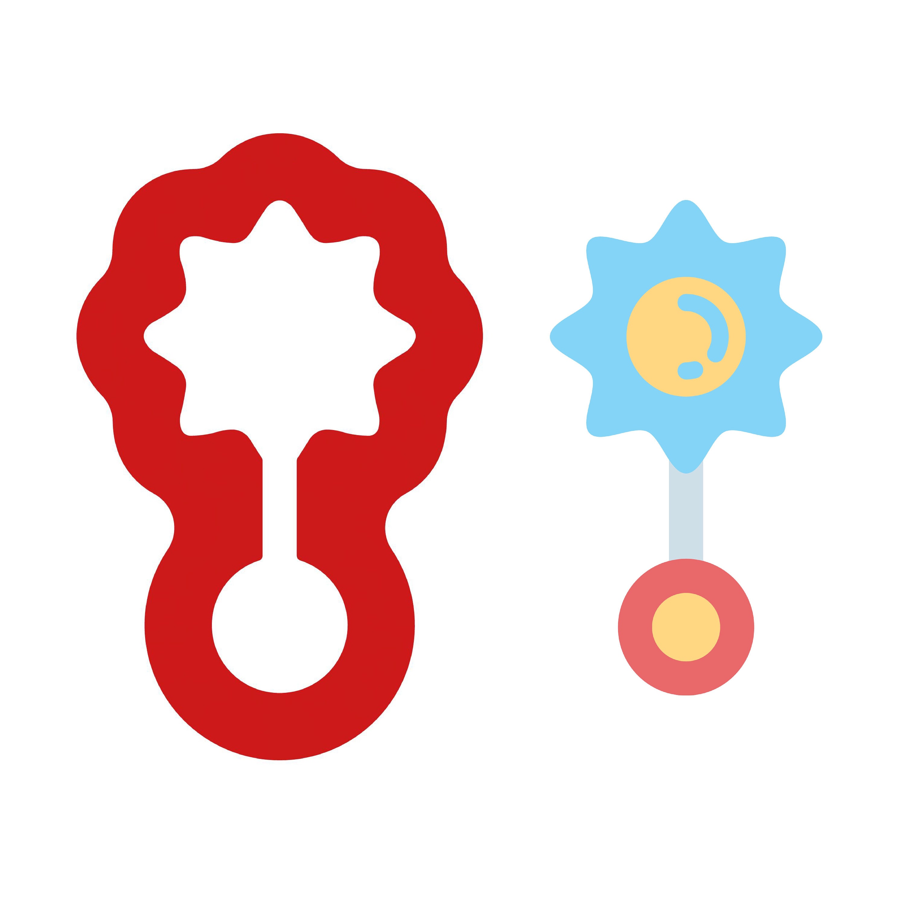 Baby Rattle Cookie Cutter 2 / Rattle Cookie Cutter / Clay - Etsy