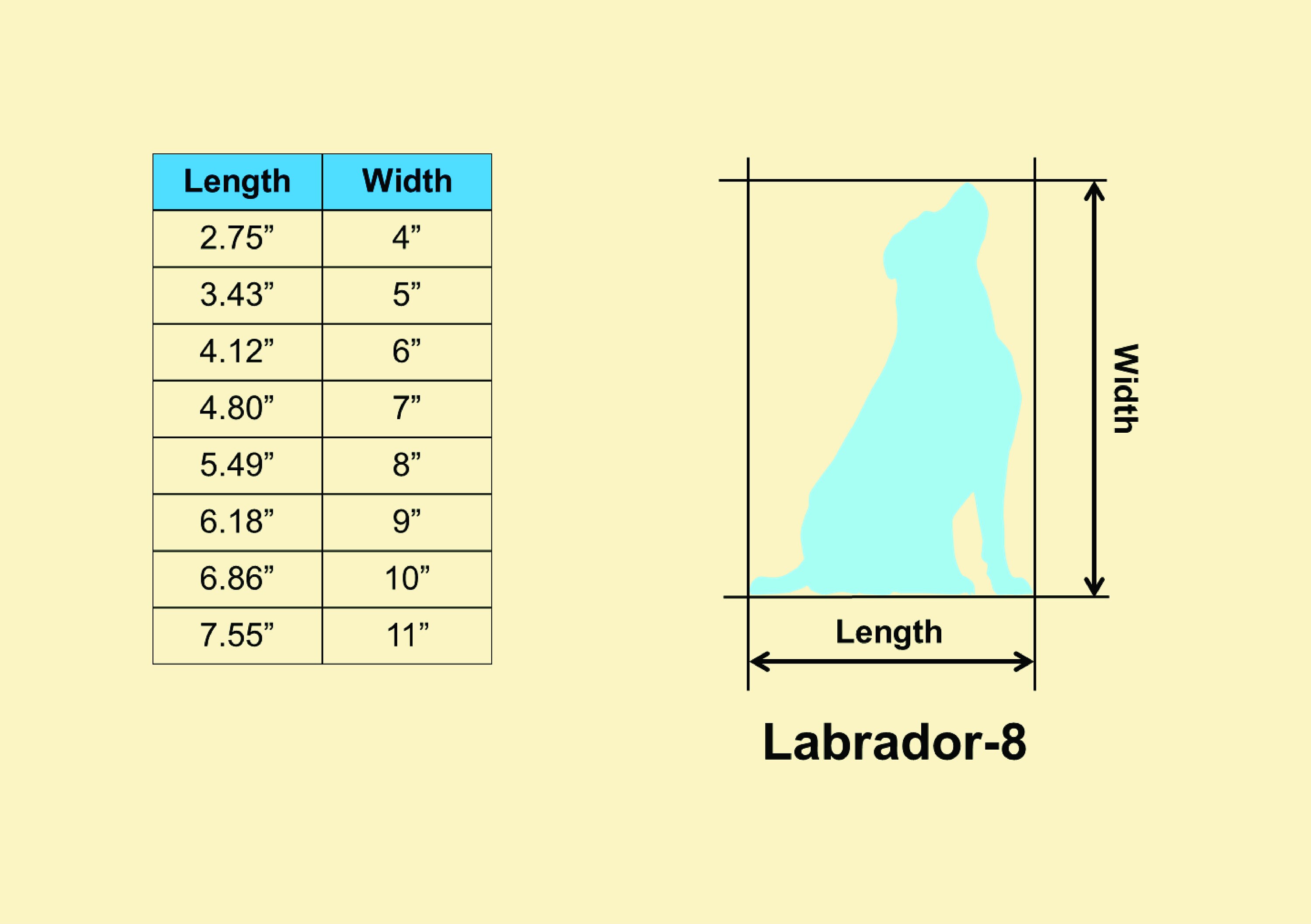 Labrador Retriever Dog Animal Multiple Sizes Laser Cut - Etsy