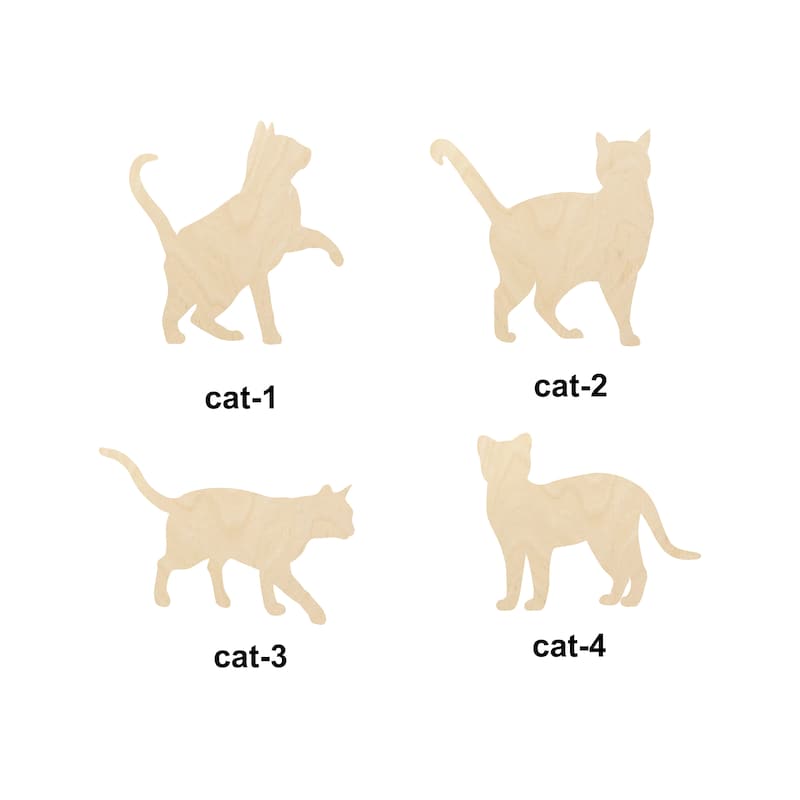 Cat Cut Outs - Etsy