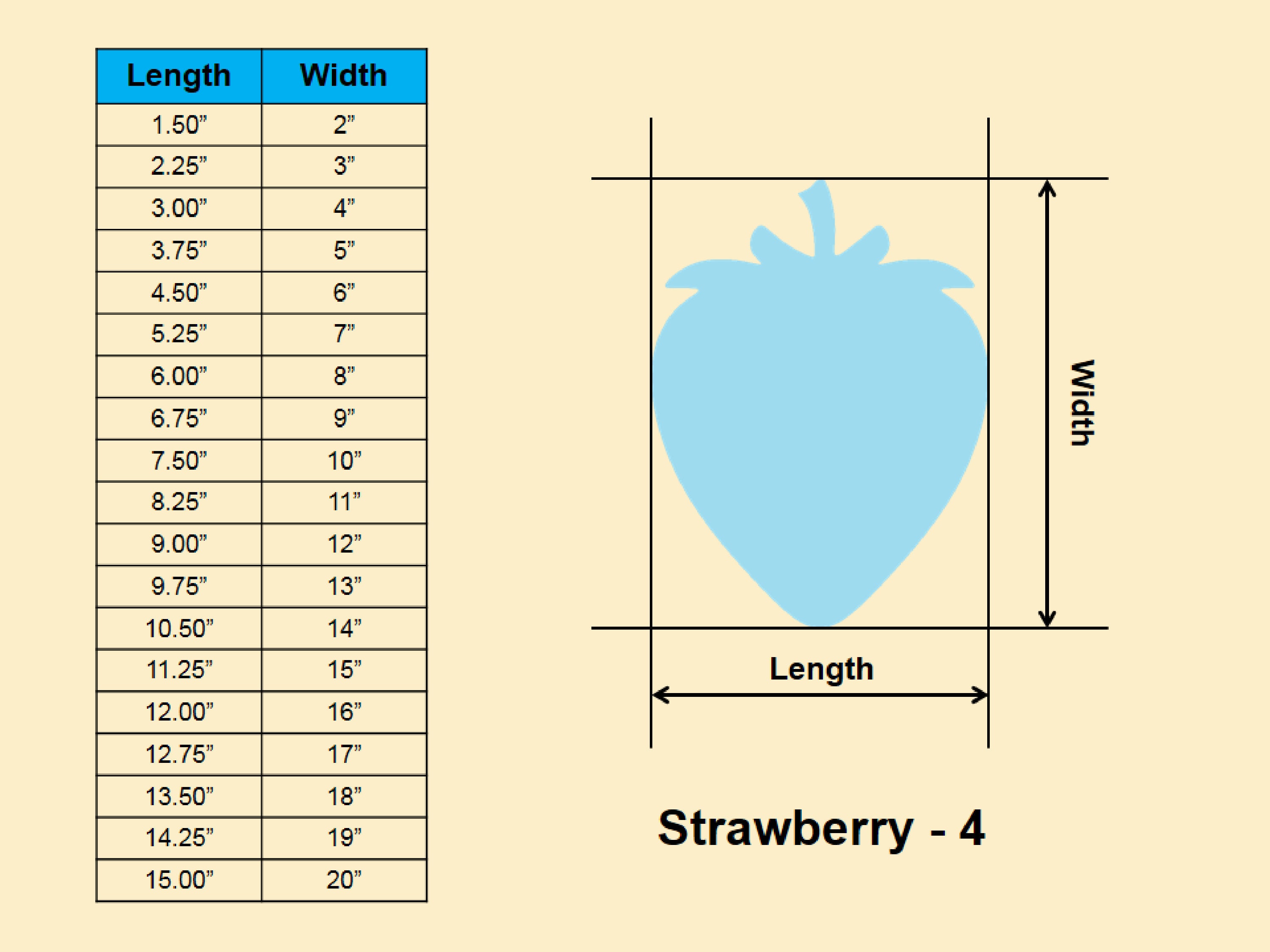 Strawberry-fruit-shape-multiple Sizes Laser Cut Unfinished - Etsy