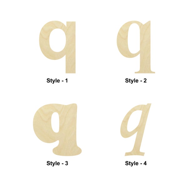 Wooden Letter Q - Etsy