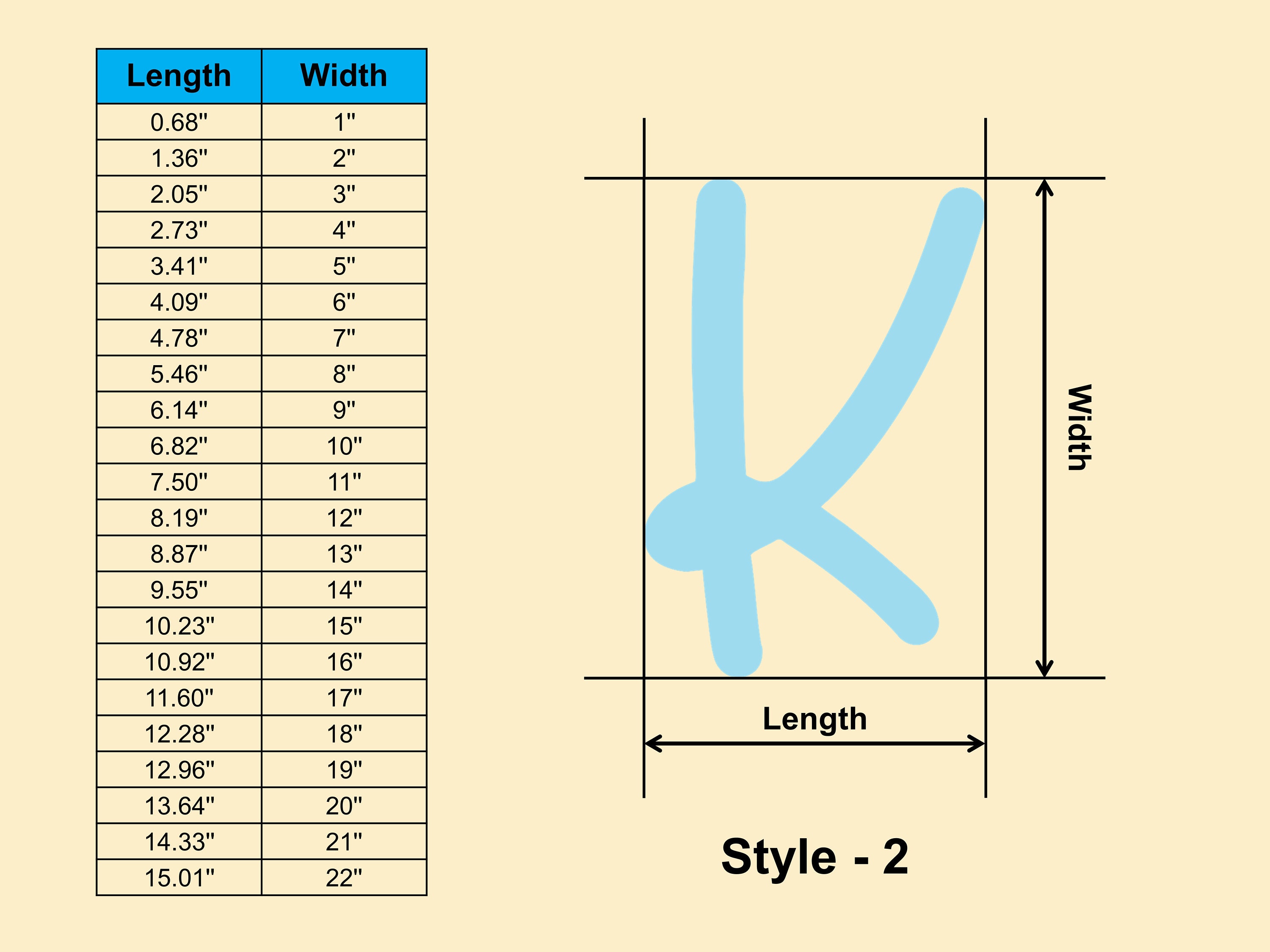 Script Block Letter K Wooden Shape Multiple Sizes Laser Cut - Etsy