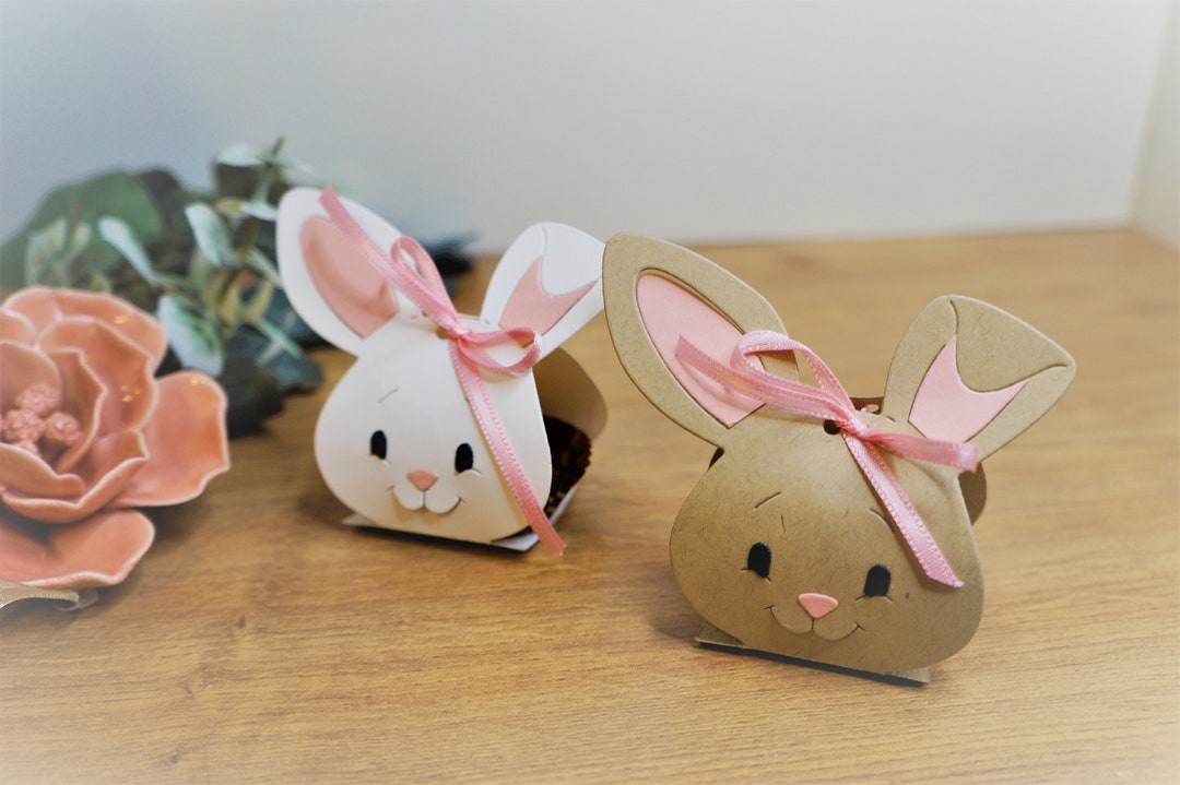 Easter Gift, Handmade Table Goodie for Easter, Bunny Packaging, Guest ...