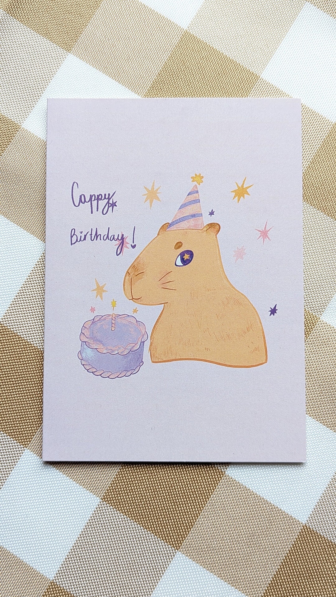 Cappy Birthday Card - Etsy