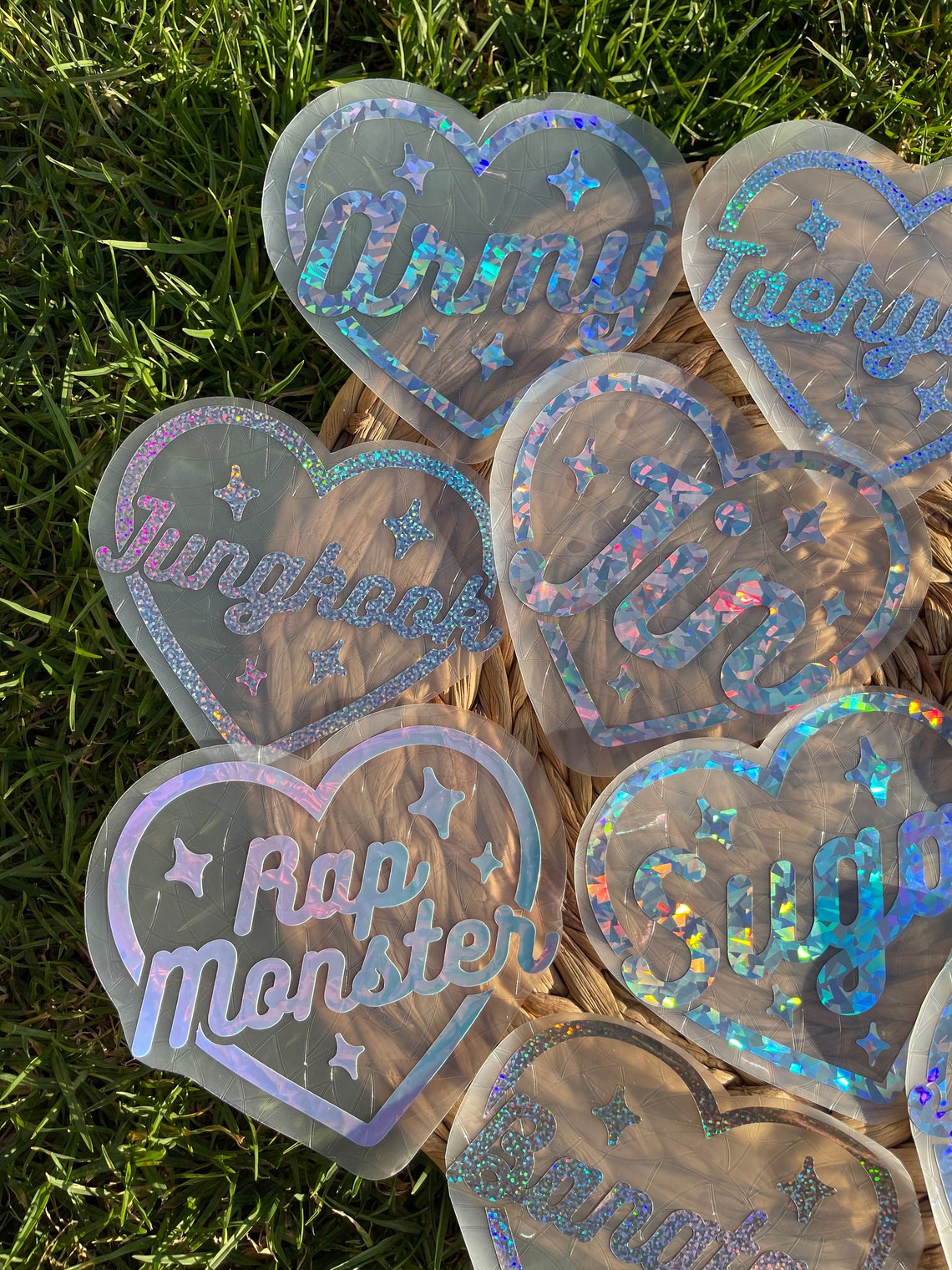 BTS Inspired Sun Catcher Sticker Decal Kpop Rainbow Maker Window Decal ...