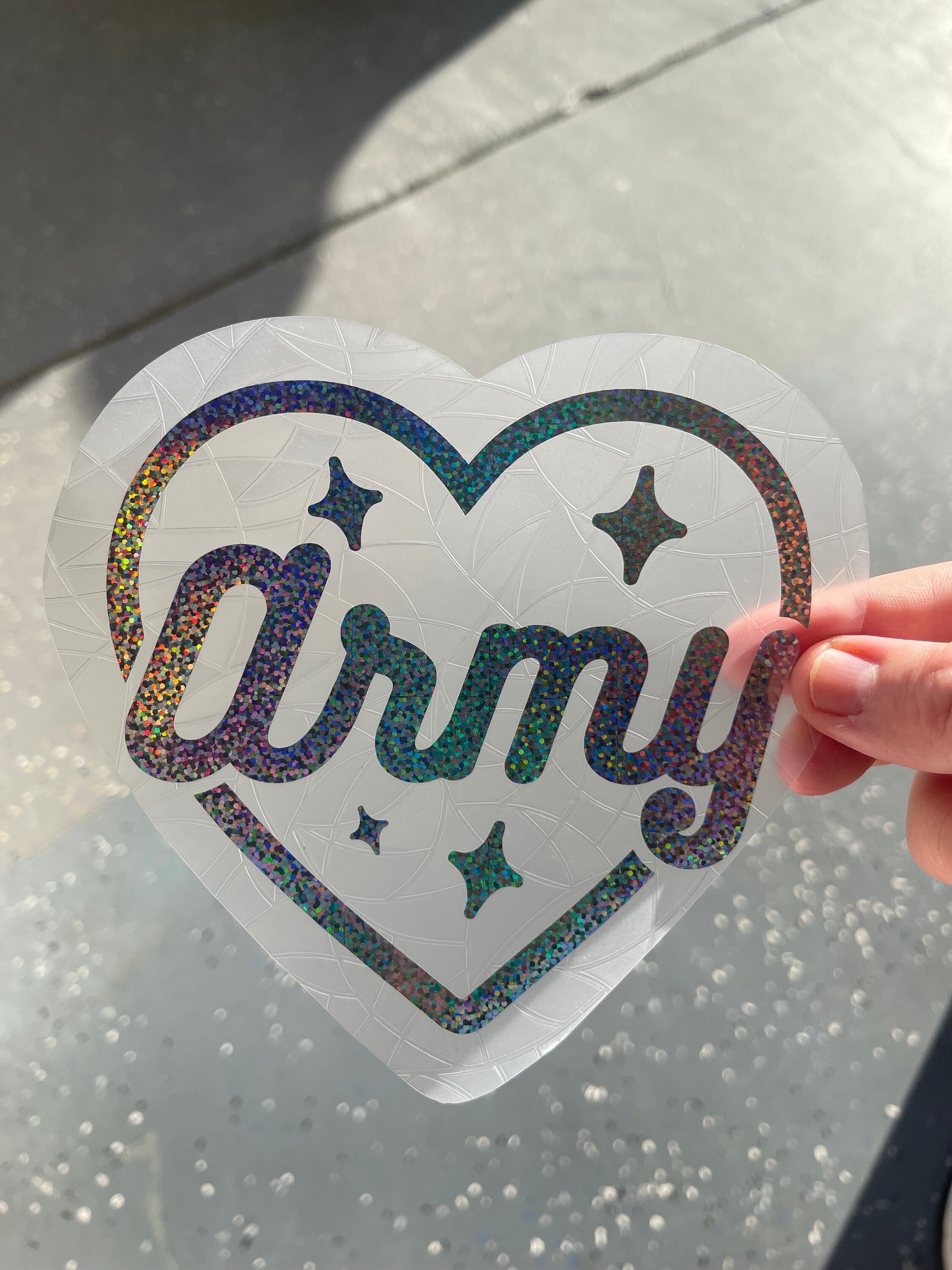 BTS Inspired Sun Catcher Sticker Decal Kpop Rainbow Maker Window Decal ...