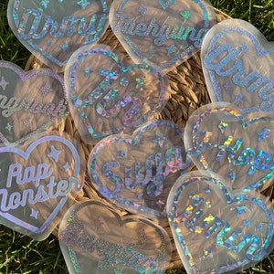 BTS Inspired Sun Catcher Sticker Decal | Kpop Rainbow Maker Window ...