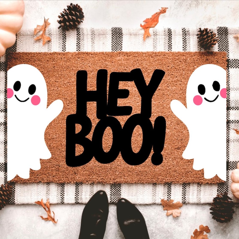 Halloween Doormat Boos - Etsy