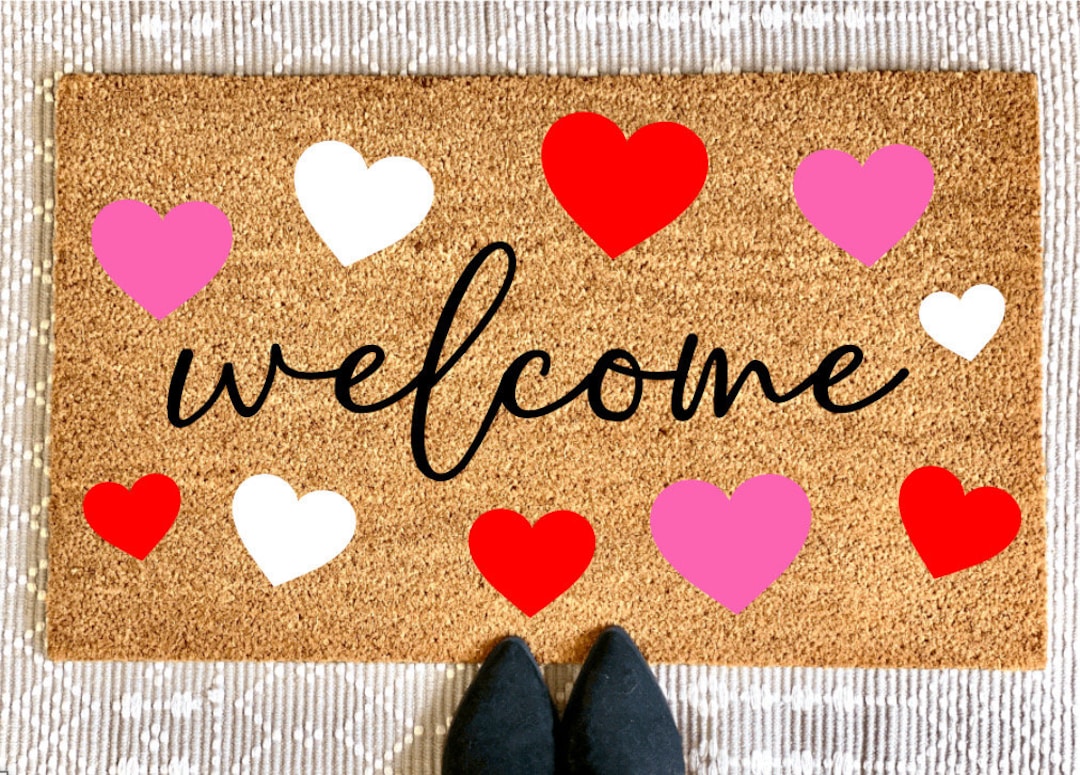Valentines Day Doormat | Cute Doormat | Valentine’s Day Door Decor ...